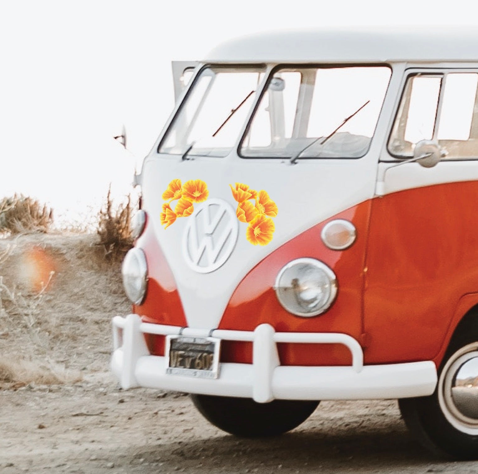 Poppy car decal store